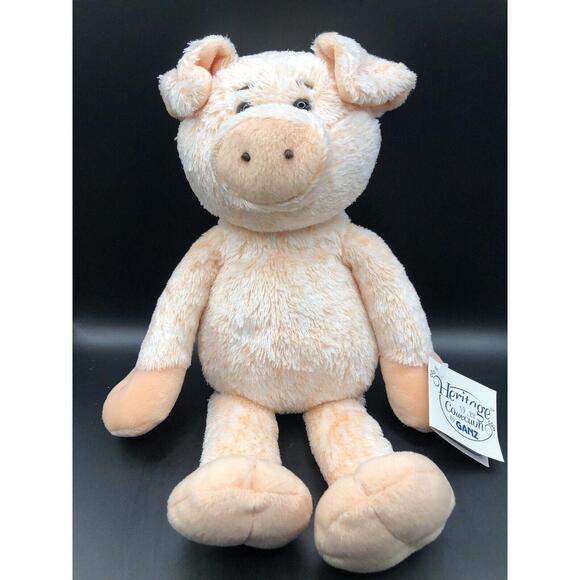 Toys | Vintage Ganz Heritage Collection Pink Pig Plush Toy Stuffed ...